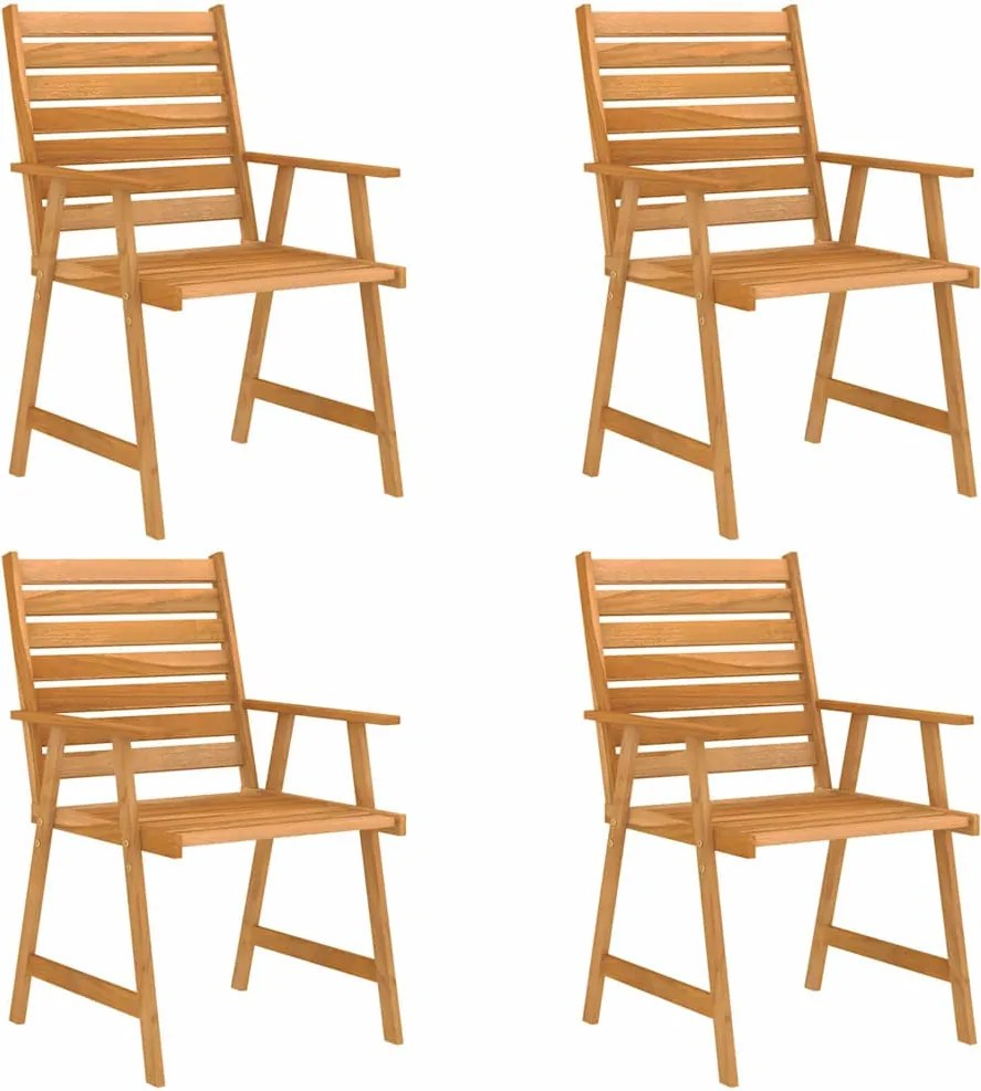 5dílný zahradní jídelní set masivní akáciové dřevo 3057844