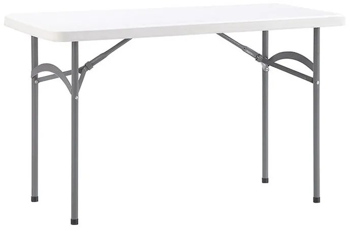 TENTIno Skládací stůl 122x60 cm CELÝ, bílý, STL122C