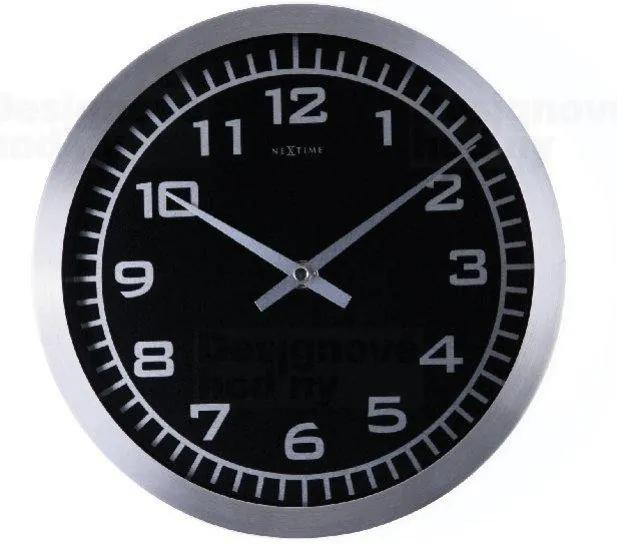 NeXtime 2954 Blacky 45cm nástěnné hodiny