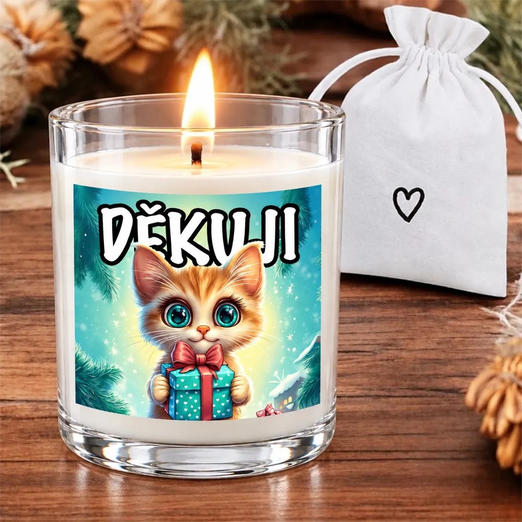 Ahome CZ Krásná svíčka Děkuji