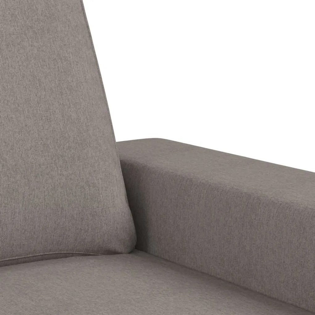 3místná pohovka s podnožkou taupe 180 cm textil 3201158