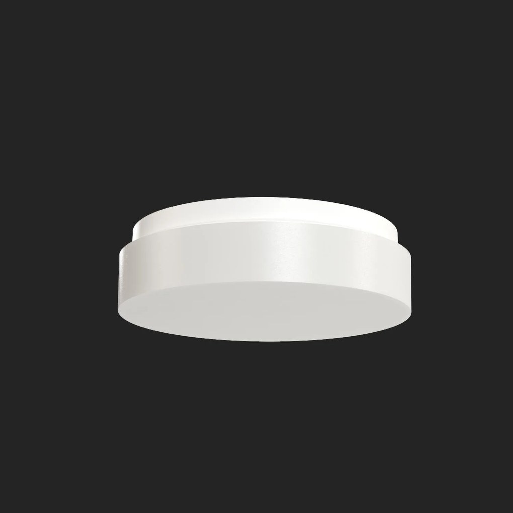 OS IRI71081 IRIDA 2 stropní/nástěnné plastové svítidlo bílá IP65 3000 K 11W LED nouzové kombinované 3 h (původní kód OS 71081) - OSMONT