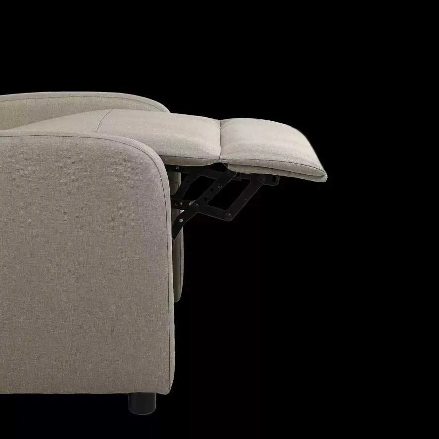 LuxuryForm DESIGN Televizní křeslo RUFO s polohováním - béžové