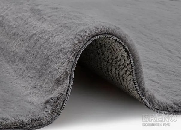 Breno Kusový koberec POUFFY 5100 Grey – šedý, 140x200 cm, Šedá