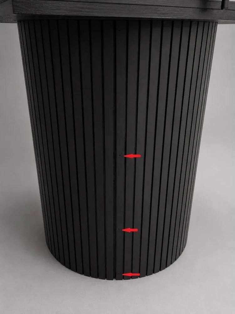 Kulatý rozkládací jídelní stůl s přídavnou deskou v dekoru dubu ø 115 cm Malaga - II. jakost – Bonami Selection