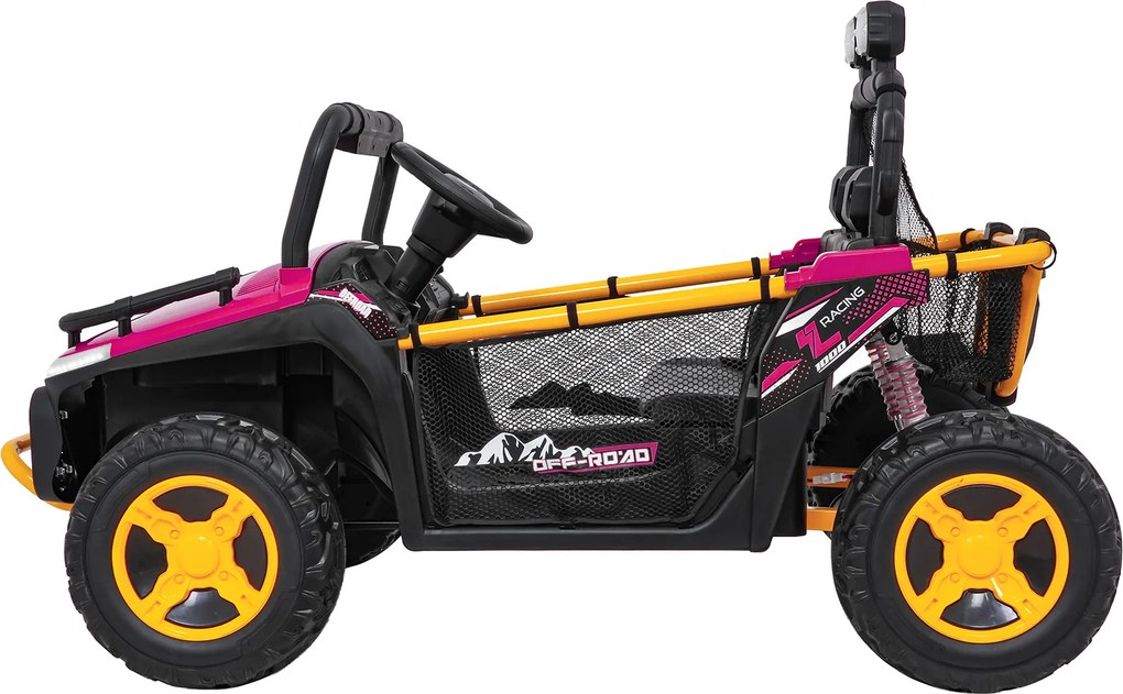 Ramiz Elektrická bugina UTV SPEED pro děti růžová