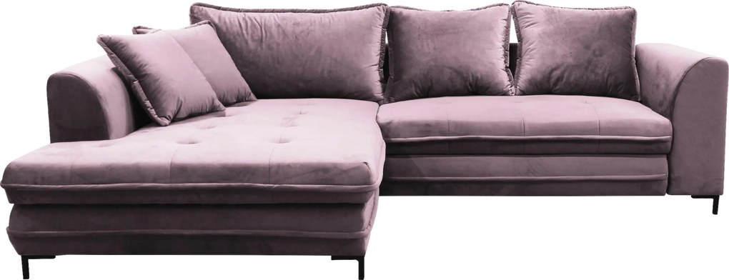 XXXLutz ROHOVÁ SEDAČKA, textil, bobulová Livetastic - Sedací soupravy - 001574004312