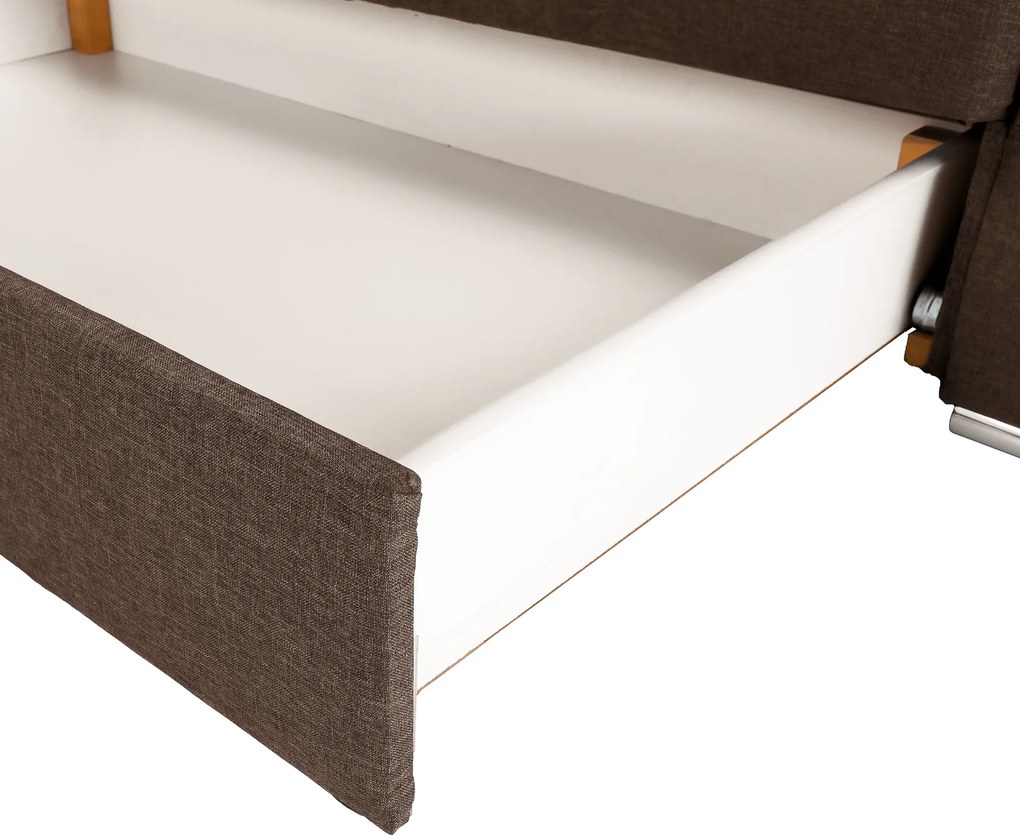 Sedací souprava, látka šedohnědá Taupe, SEGORIA LUX