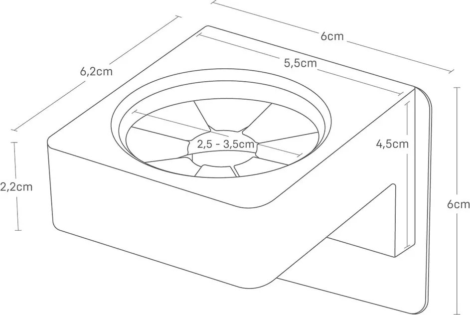 Bílý plastový multifunkční držák Film Hook – YAMAZAKI