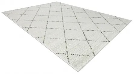 koberec COLOR 19436/062 SISAL Diamant Čtverce béžový velikost 120x170 cm | krásné koberce cz