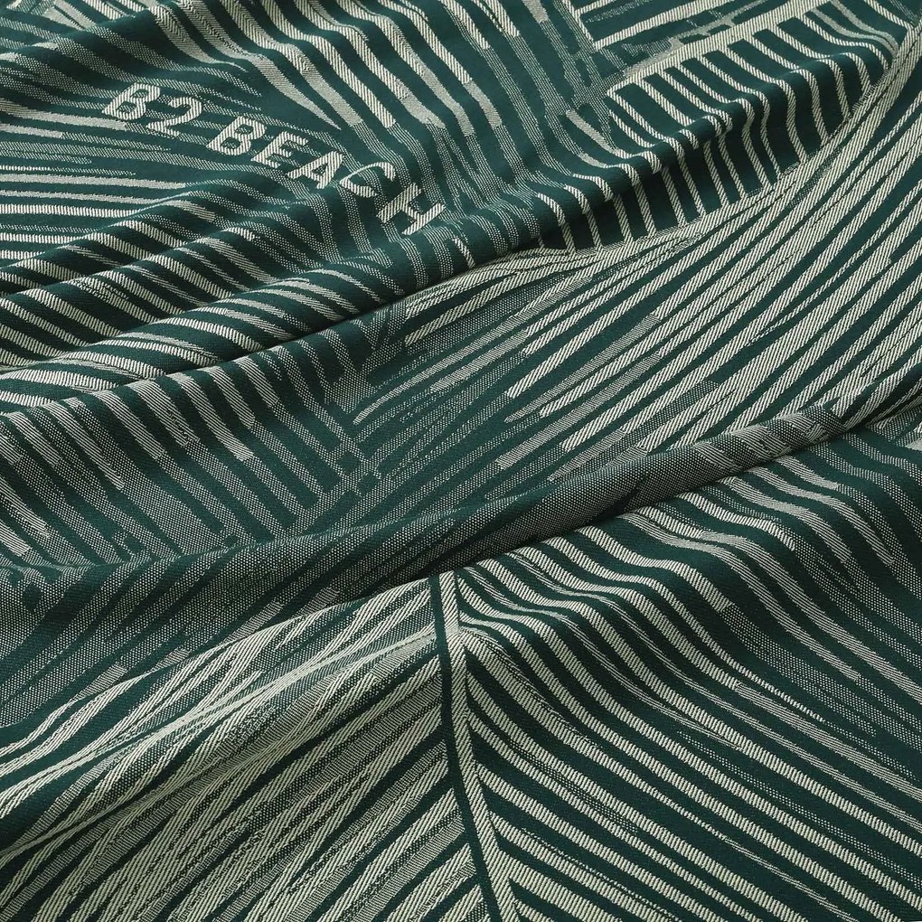 Goldea lehká plážová osuška - palmové listy 100 x 160 cm