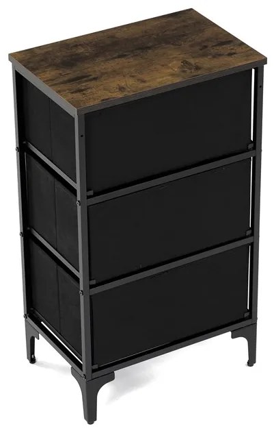 Retro komoda LUNARA - old wood / MDF Barva: Vícebarevná