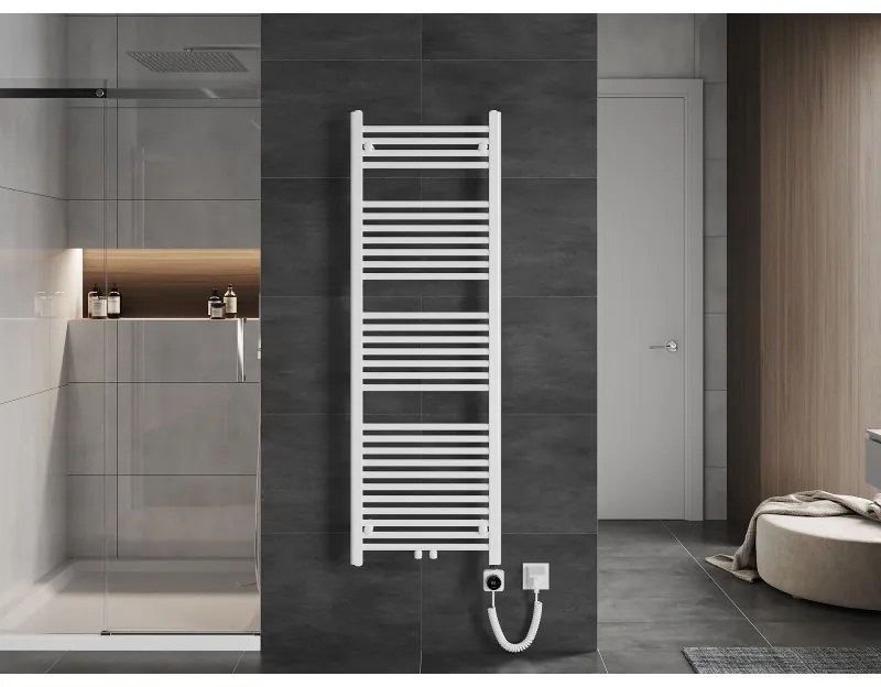 Mexen Mars, elektrické topné těleso 1500 x 500 mm, 600 W, bílá, W110-1500-500-6600-20