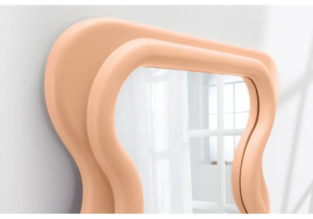 Massive home | Zrcadlo Waves 160 cm - meruňková