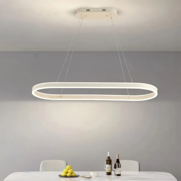 Brilagi - LED Lustr na lanku PONDIE LED/45W/230V 80x30 cm bílá