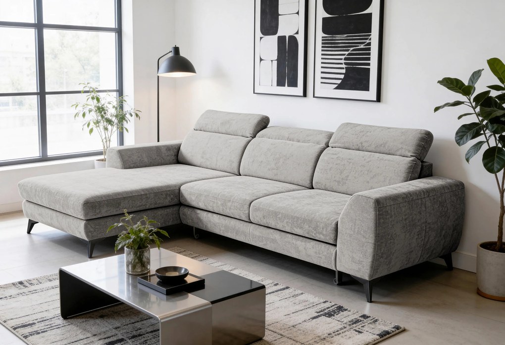 XXXLutz ROHOVÁ SEDAČKA, textil, cappuccino MID.YOU - Sedací soupravy - 000694011003