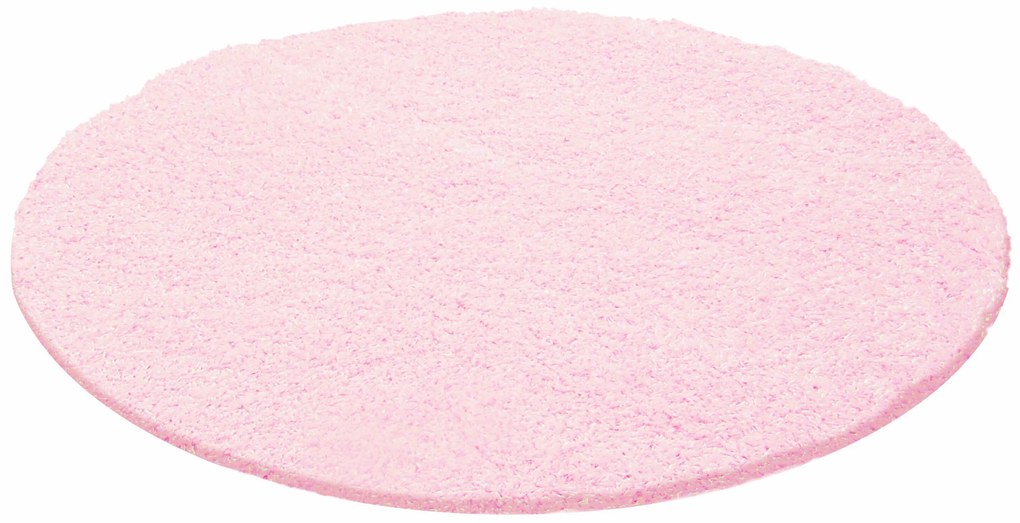 Ayyildiz koberce Kusový koberec Life Shaggy 1500 pink kruh - 80x80 (průměr) kruh cm