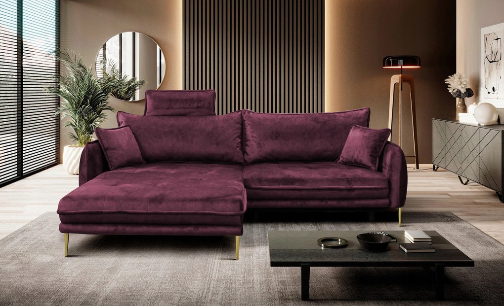 XXXLutz ROHOVÁ SEDAČKA, textil, vínově červená MID.YOU - Sedací soupravy - 001574006212