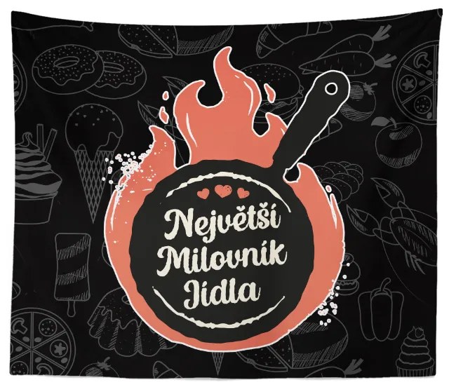 Sablio Deka Největší milovník jídla: 150x120 cm