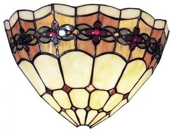 Nástěnná lampa Tiffany Róda