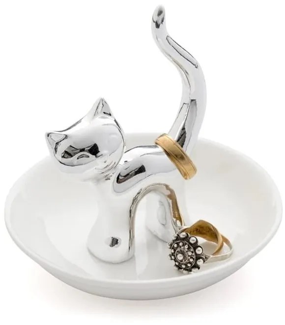 Porcelánový talířek na šperky Cat – Balvi