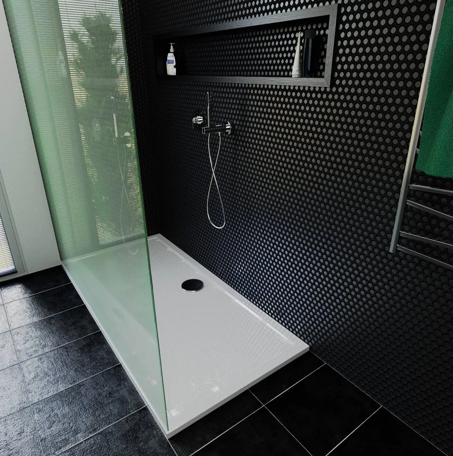 Gelco Gelco, GALLET sprchová vanička z litého mramoru, čtverec 90x90cm, GQ9090