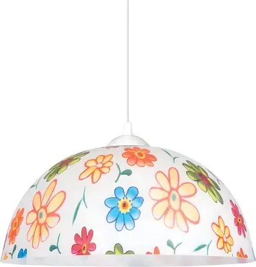 Prezent FLOWERS vícebarevné / Závěsné svítidlo / E27 / max. 60W / bez