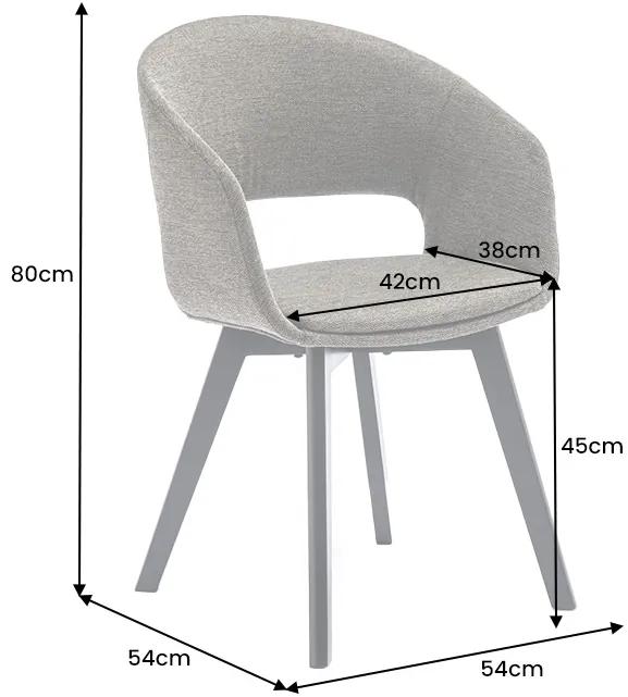 Designová židle Colby zelená