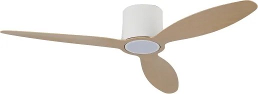 ZEVENTI - LED Stropní ventilátor VENTORA LED/24W/230V Wi-Fi Tuya bílá/dub + DO