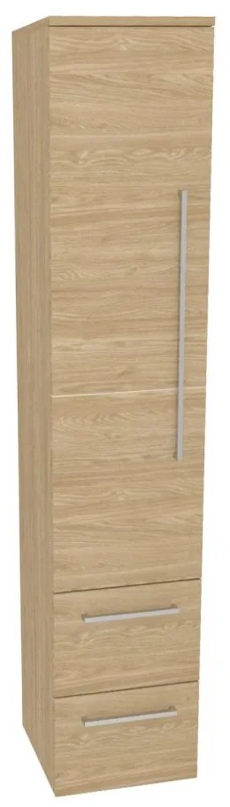 Mereo Mereo, Bino, koupelnová skříňka vysoká 163 cm, levá, Multidecor, CN697DUO1