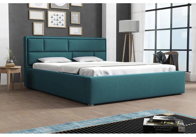 Čalouněná postel s rolovaným roštem Nido, Rozměr postele: 160x200, Potah: Victoria 14 863