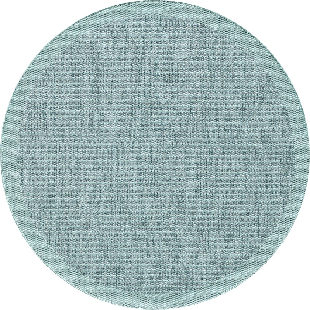 Ayyildiz, Kusový koberec Giza 1410 Blue kruh, 200x200 (průměr) kruh, modrá, chodba / předsíň