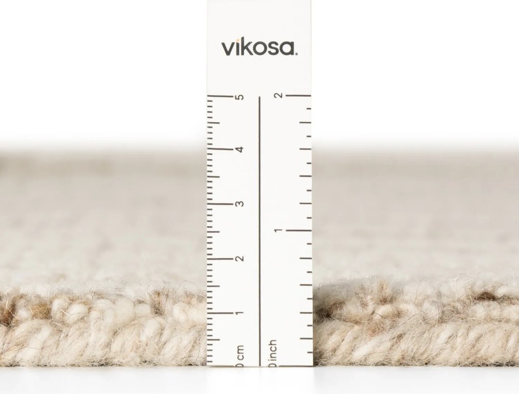 Vikosa, Kusový koberec Vikosa Boho 106277 Natural Cream Brown, 160x230, hnědá, ložnice