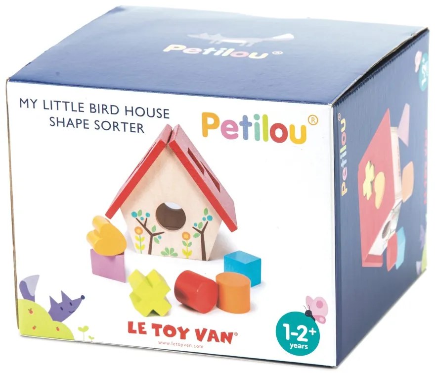 Le Toy Van Petilou Ptačí budka s tvary