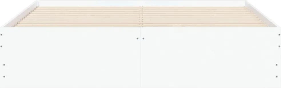 Rám postele se zásuvkami bílý 150 x 200 cm kompozitní dřevo 3207266
