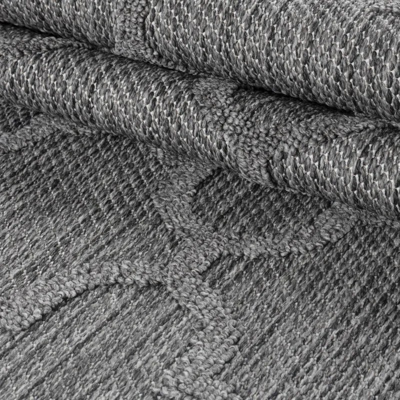 Ayyildiz, Kusový koberec Patara 4951 Grey – na ven i na doma, 160x230, šedá, chodba / předsíň
