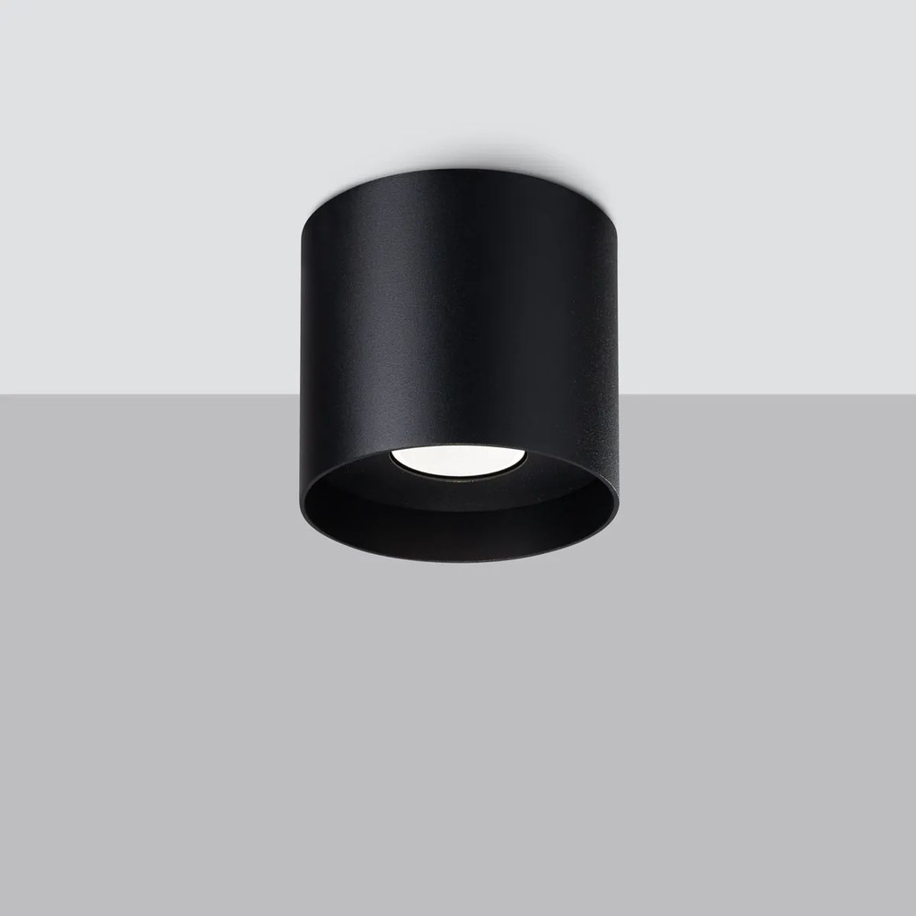 Sollux Lighting Stropní svítidlo MIKA Černá