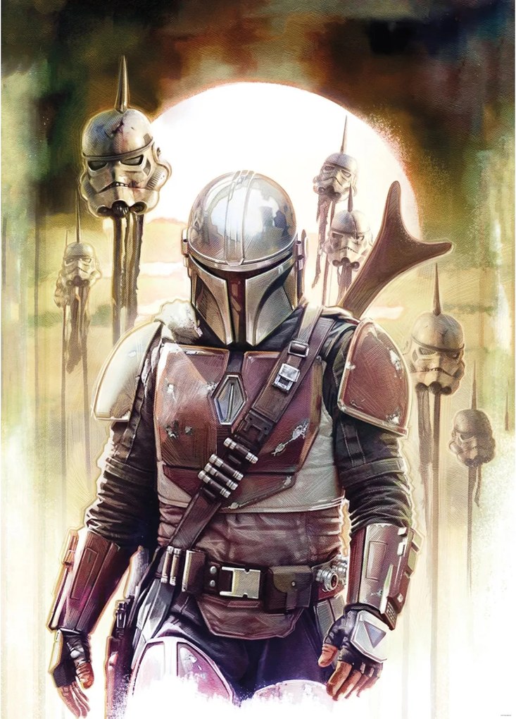 Komar Vliesová fototapeta Star Wars The Mandalorian Big Impaler 200 x 280 cm