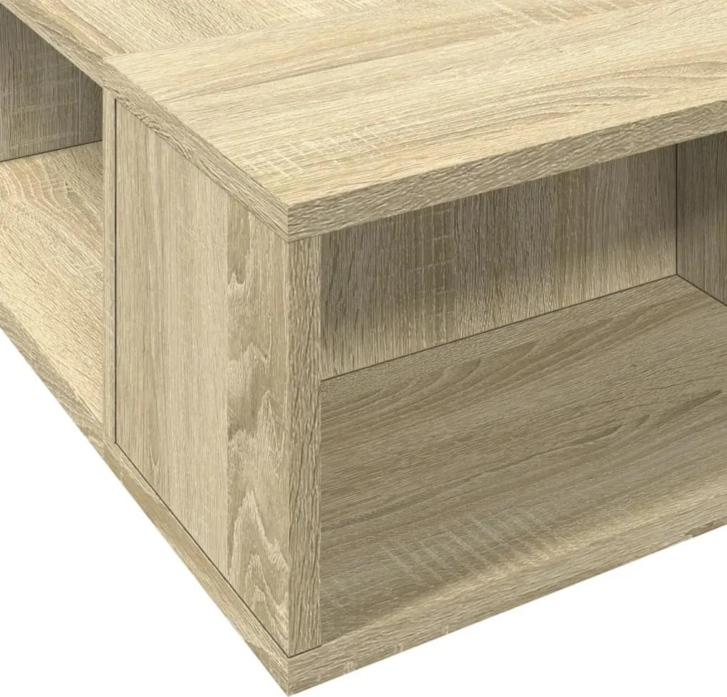 vidaXL Rám postele 100 x 200 cm kompozitní dřevo [3280512] Barva: hnědý dub