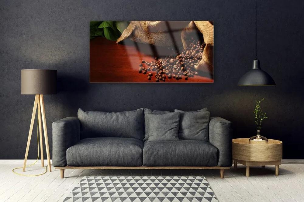 Plexisklo-obraz Káva Zrnka Kuchyně 120x60 cm