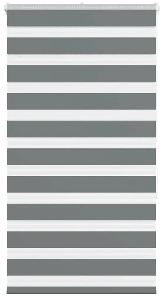 Zebra roleta tmavě šedá 75x150cm šířka látky 70,9 cm polyester