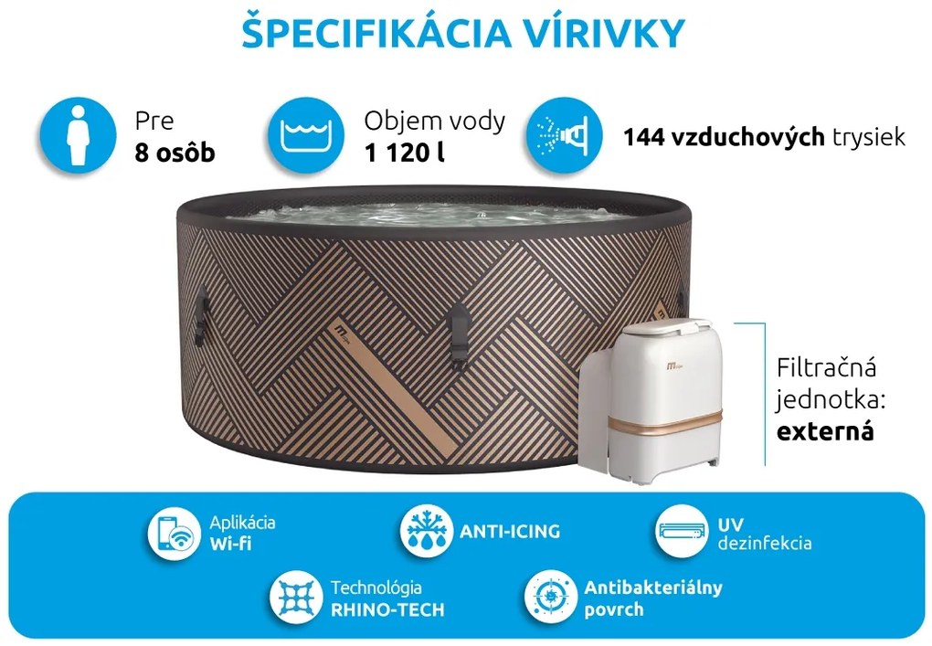 Mspa | Vířivý bazén MSPA Mono ECO F-MO082WE | 11400281