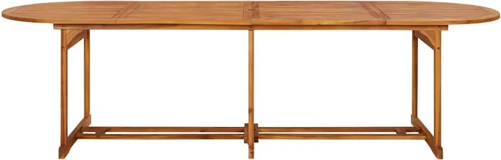 Zahradní jídelní stůl 280 x 90 x 75 cm masivní akáciové dřevo 315950