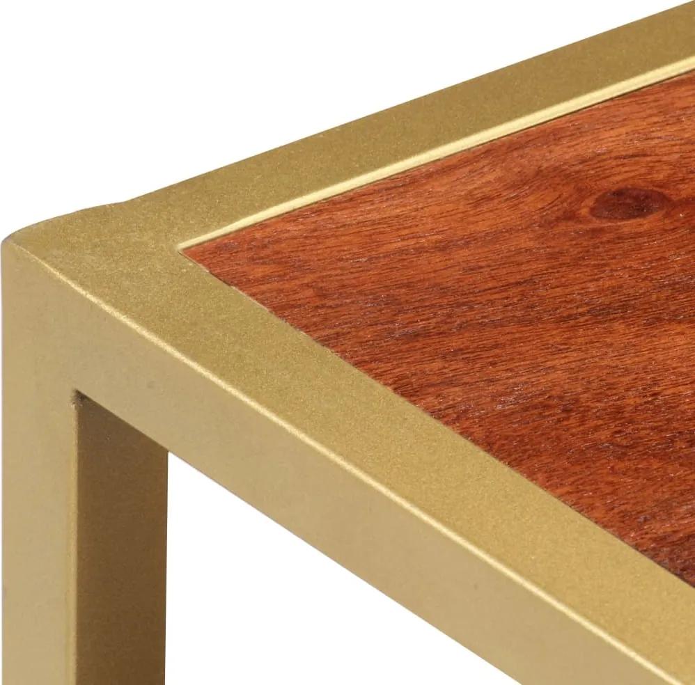 vidaXL Konferenční stolek 90 x 50 x 40 cm masivní akáciové dřevo [286187]