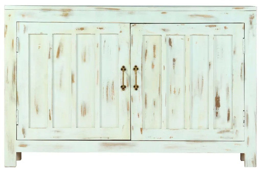Příborník světle modrý 110x35x70 cm masivní mangovníkové dřevo 247763