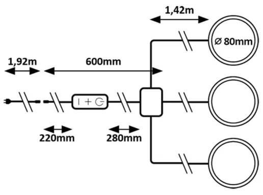 Rabalux 78043 - SADA 3x LED Stm. osvětlení skříně SOCAVI 3xLED/1W/230V 4000K