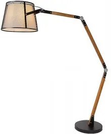 LUCIDE ALDGATE Floor Lamp E27 H195cm Black, stojací lampa
