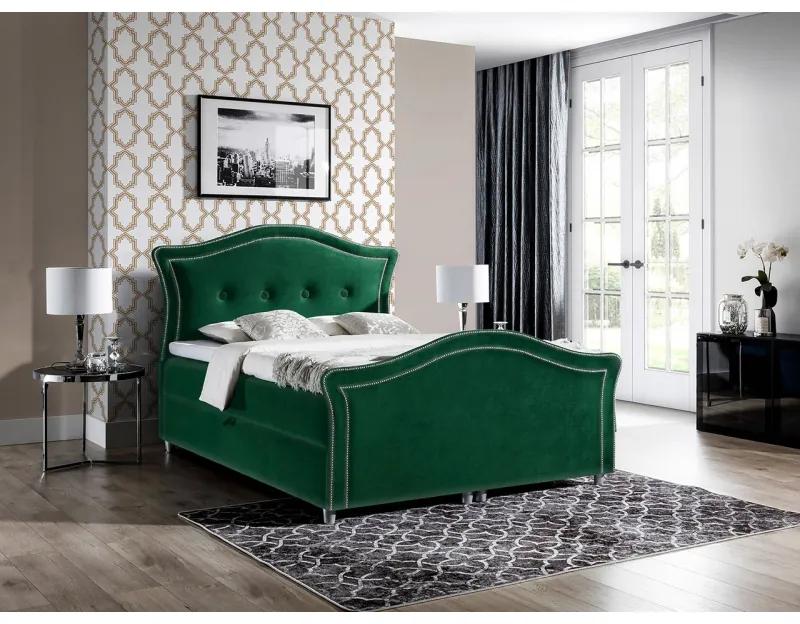 Kontinentální postel Masala Lux, Rozměr postele: 160x200, Barva:: Velluto 17