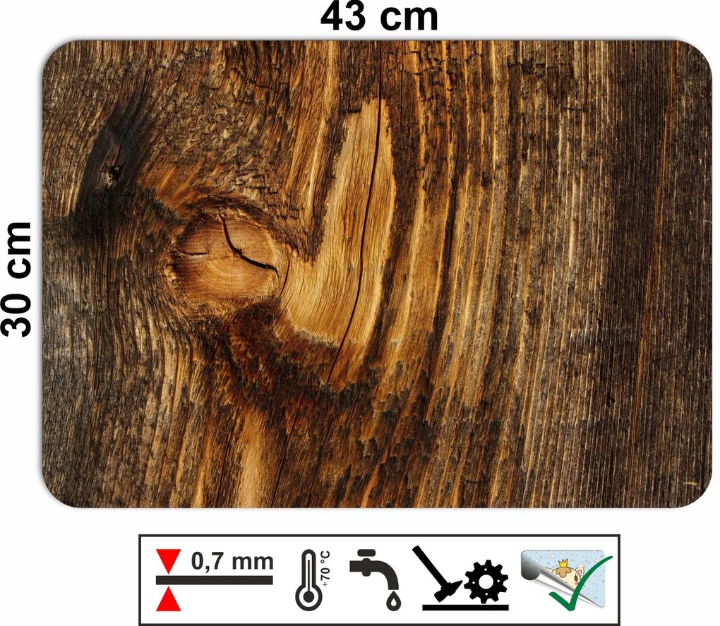PokojovaDekorace.cz, Prostírání - 111, Imitace dřeva, 43x30cm