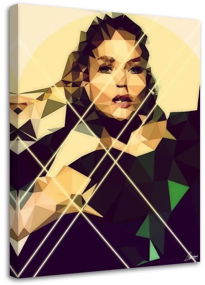 Gario Obraz na plátně Abstraktní portrét ženy - Cantu Rozměry: 40 x 60 cm